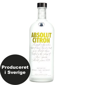 Absolut Vodka Lemon 40% 1 l. – ButikMarket Europe